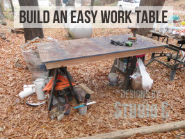How to Build an Easy Work Table