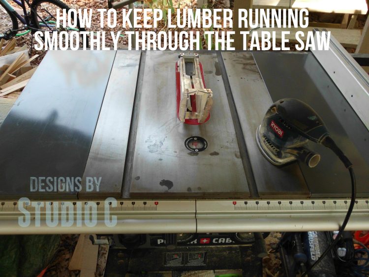 How to Wax a Table Saw | Designs by Studio C