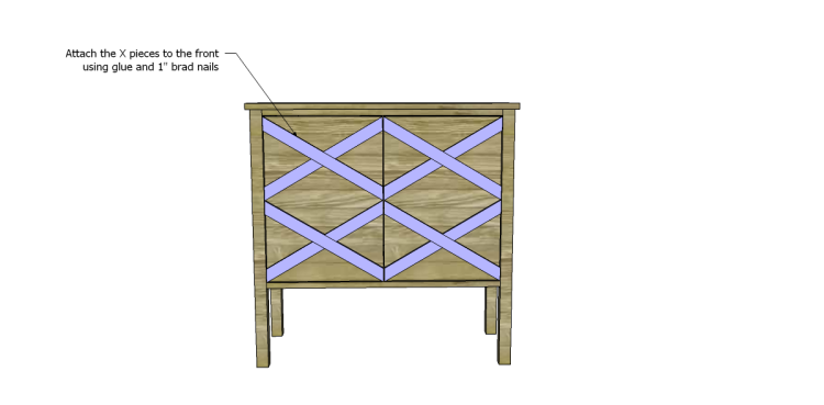Free DIY Woodworking Plans to Build a Criss-Cross Cabinet | Designs by ...