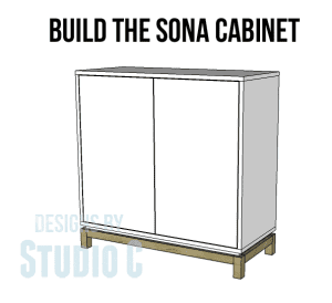 DIY Sona Cabinet Plans | Designs by Studio C
