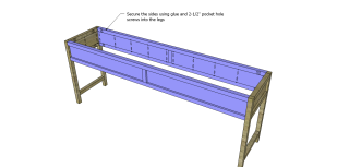 Build a Quick and Easy Table Using the Long Console Table Plans