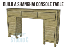 Build a Shanghai Console Table