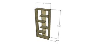 The Truman Shelving Unit Plans | Designs by Studio C