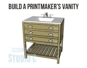 DIY Plans to Build a Printmaker's Vanity