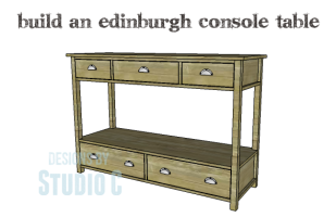 Build an Edinburgh Console Table
