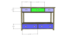 Build an Edinburgh Console Table