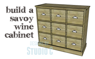 Easy DIY Plans to Build a Savoy Wine Cabinet