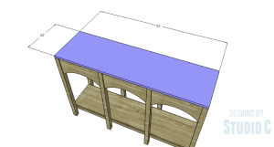 DIY Plans to Build an Arched Console Table