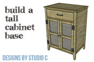 DIY Plans to Build a Tall Cabinet Base