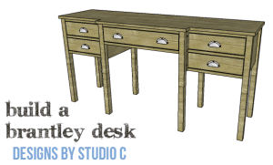 DIY Plans to Build a Brantley Desk