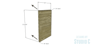 Build a Mid Century Modern Angled Cabinet