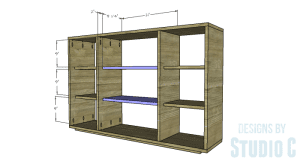 DIY Furniture Plans to Build a Zen Bookcase or Media Stand