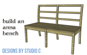 DIY Furniture Plans to Build the Anna Bench