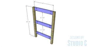 Build an Open Shelf Sideboard