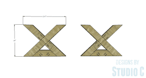 How to Make an X Leg Coffee Table with Easy DIY Instructions