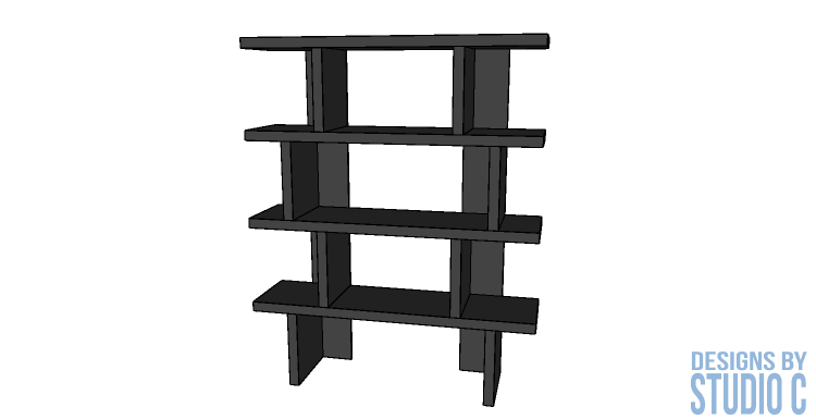 DIY Furniture Plans to Build PB Inspired Tacoma Stackable Shelving