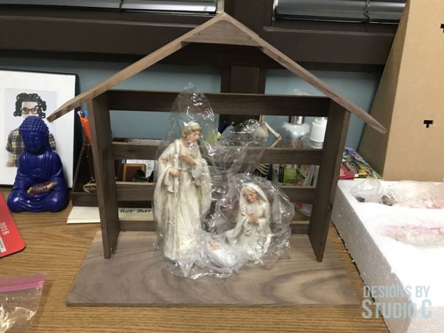 DIY Nativity Stable