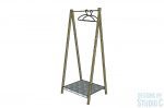Easy to Build Folding Clothes Rack