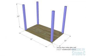 Build a Pacific Two-Shelf Bookcase
