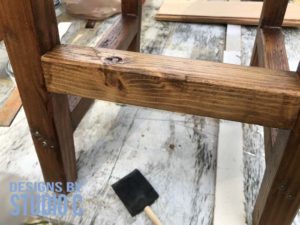 Traditional Angled Leg Barstool Frame