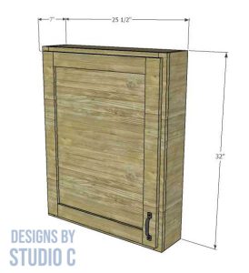 DIY: How To Build Your Own Shallow Wall Cabinet