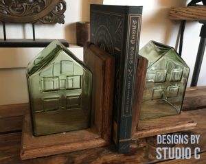 DIY Bookends from Drawer Fronts